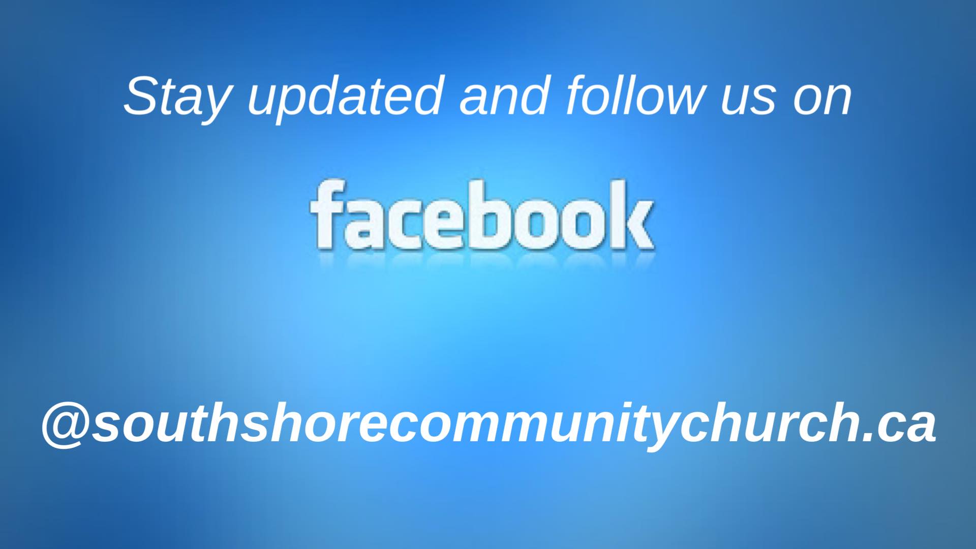 South Shore Community Church – FIND | FOLLOW | SERVE
